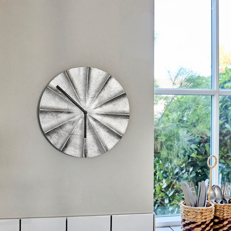 House Doctor, Show klokke 30x30 cm sølvfinish - Kitch'n