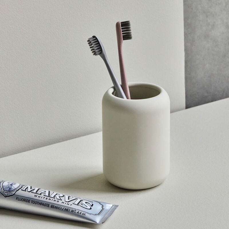 House Doctor, Wah tannbørsteholder 7,8x11 cm off-white - Kitch'n