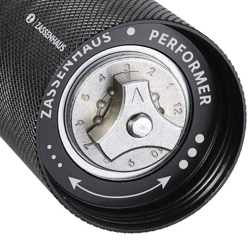 Zassenhaus, Performer pepperkvern 13 cm valnøtt/svart - Kitch'n