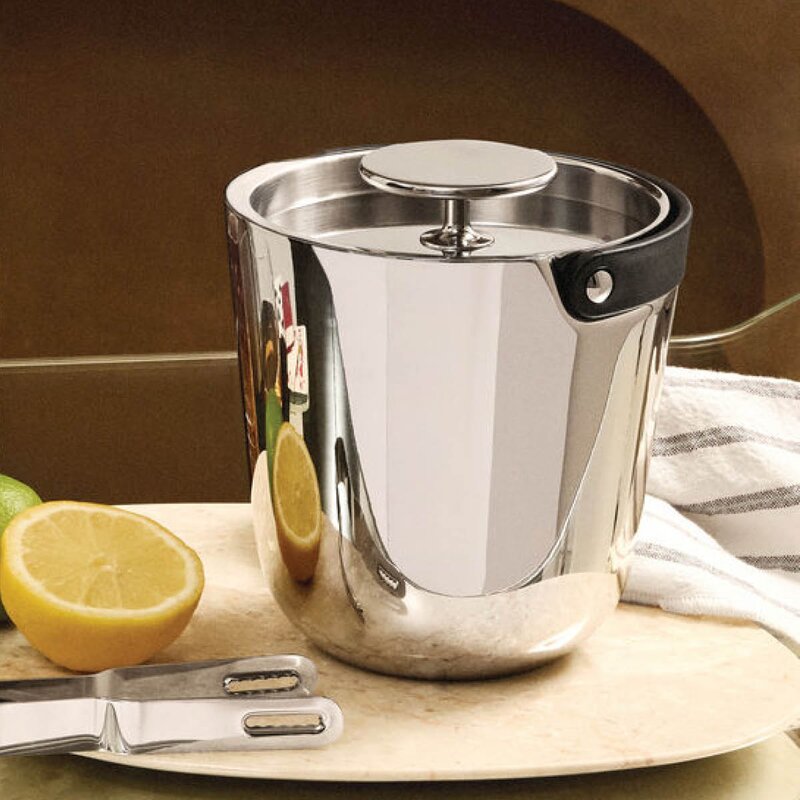 Alessi, Tending Box isbøtte 1,2L blankt stål - Kitch'n