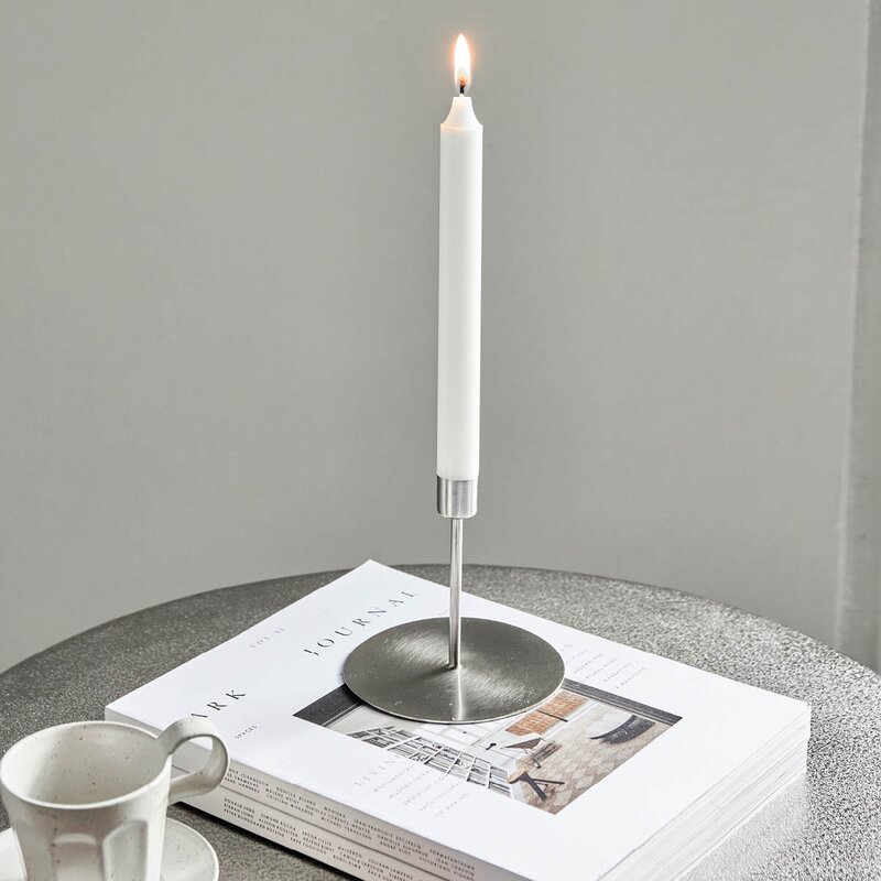 House Doctor, Anit lysestake 13x12 cm sølvfinish - Kitch'n