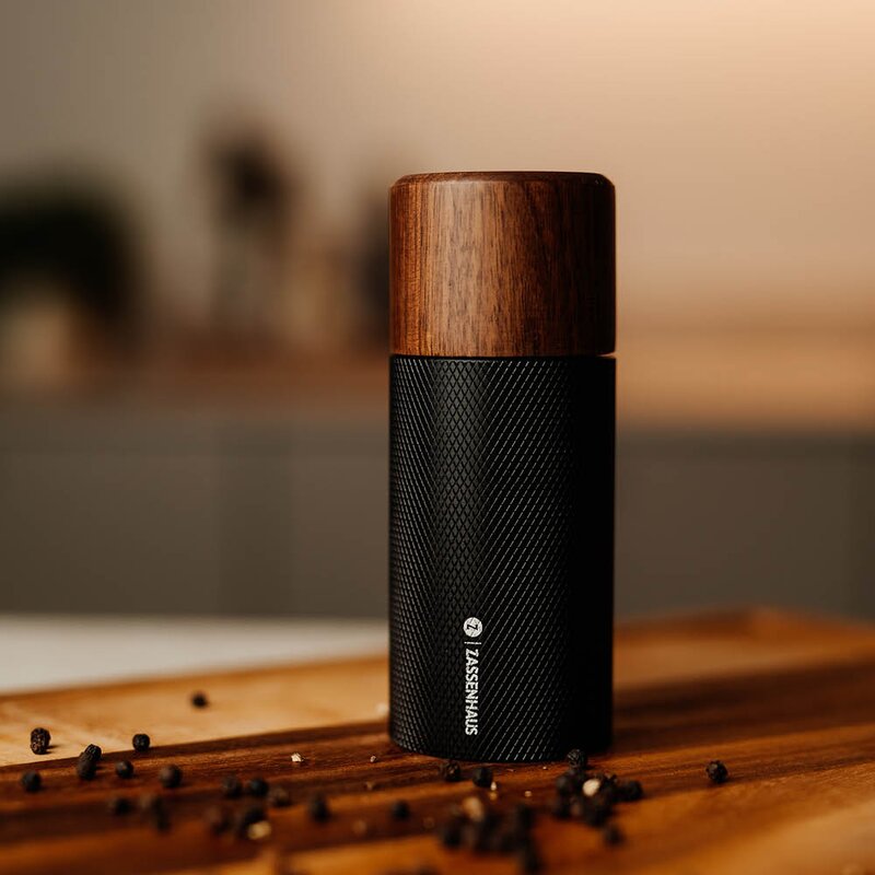 Zassenhaus, Performer pepperkvern 13 cm valnøtt/svart - Kitch'n