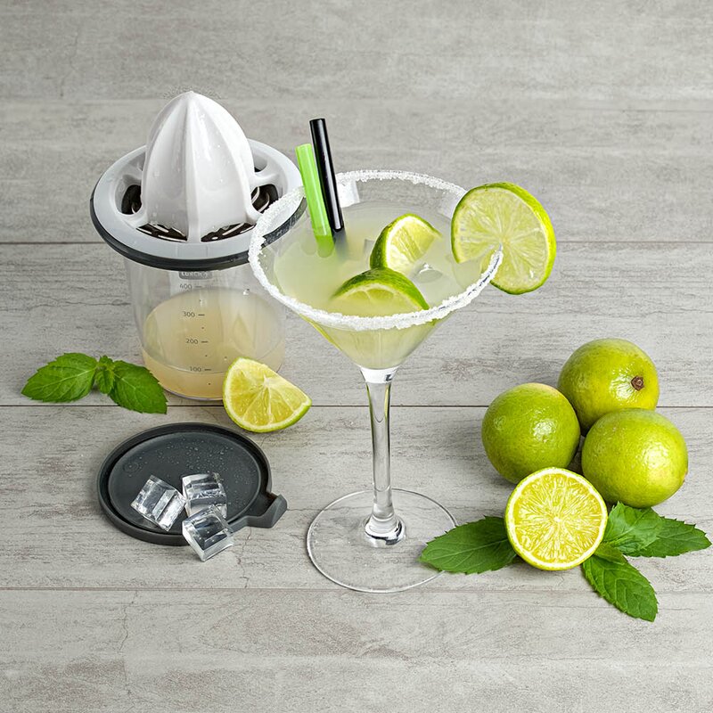 Lurch, Sitruspresse m/beholder 400 ml hvit/grå/klar - Kitch'n