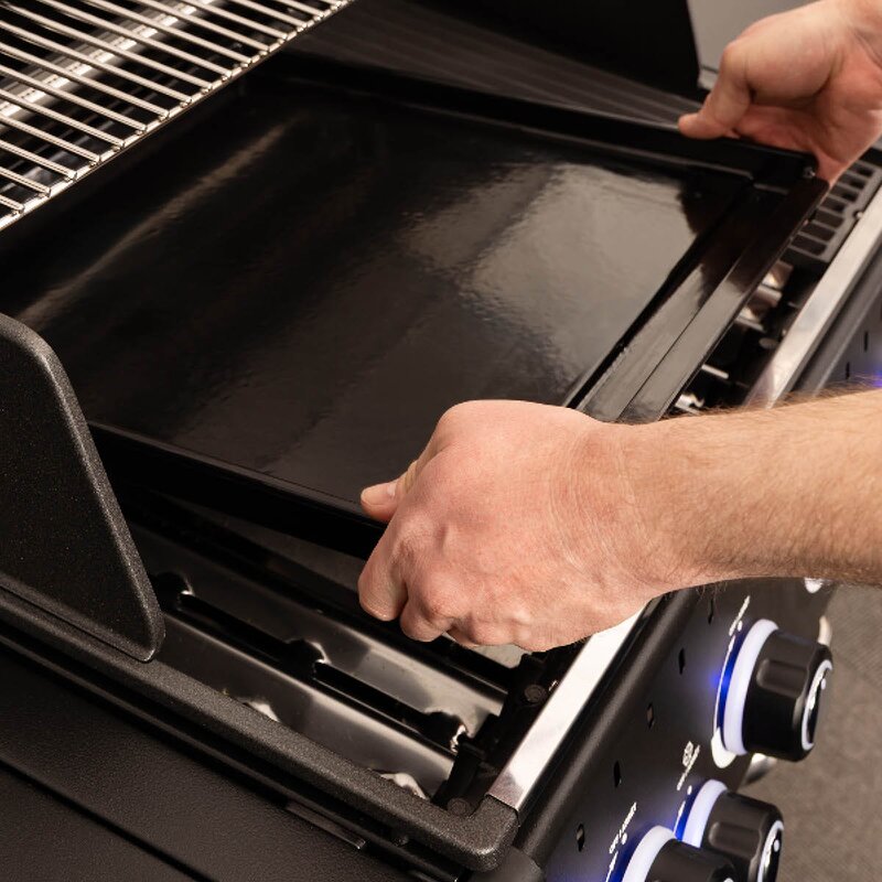 Broil King, Baron/Crown stekeplate 41x46 cm svart - Kitch'n