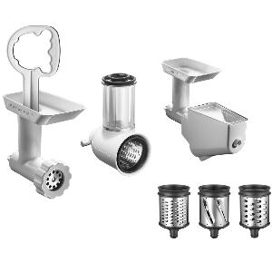 KitchenAid, Accessory rive og raspetilbehør 5KSMEMVSC 3 deler stål ...